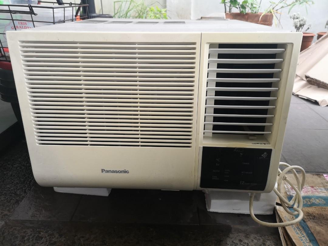 Used Panasonic 1.5hp window type aircon, TV & Home Appliances, Air ...