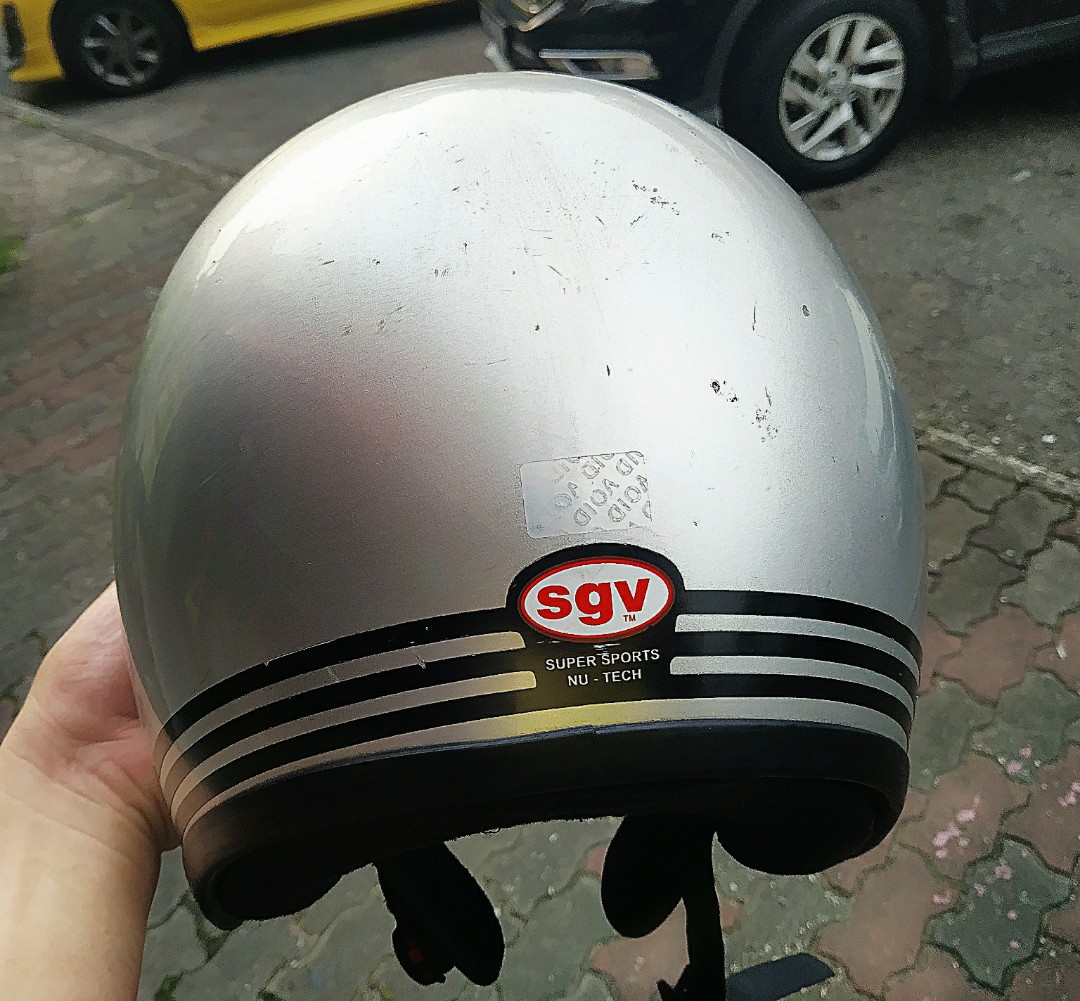 Vintage SGV HELMET, Motorbikes on Carousell