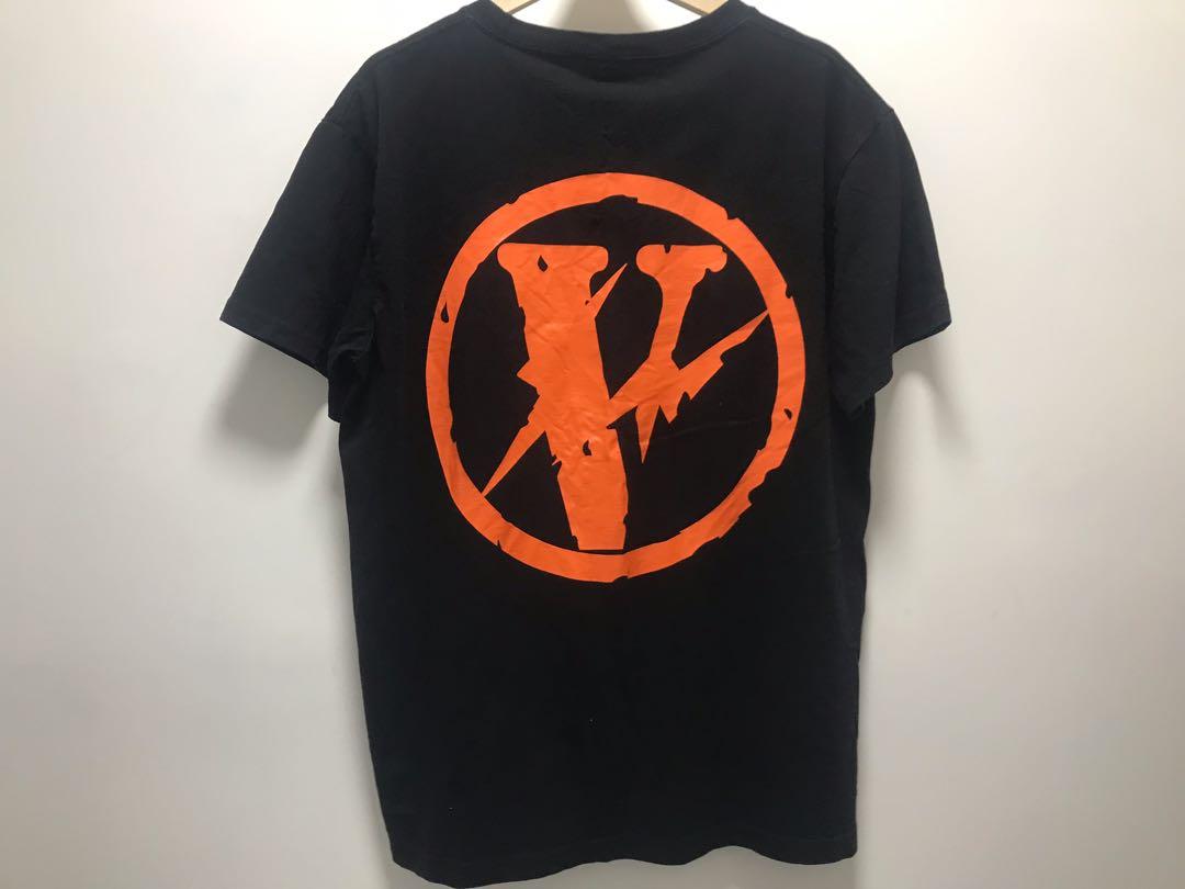 Vlone X FRAGMENT DESIGN 藤原浩, 男裝, 上身及套裝, T-shirt、恤衫、有領衫 - Carousell
