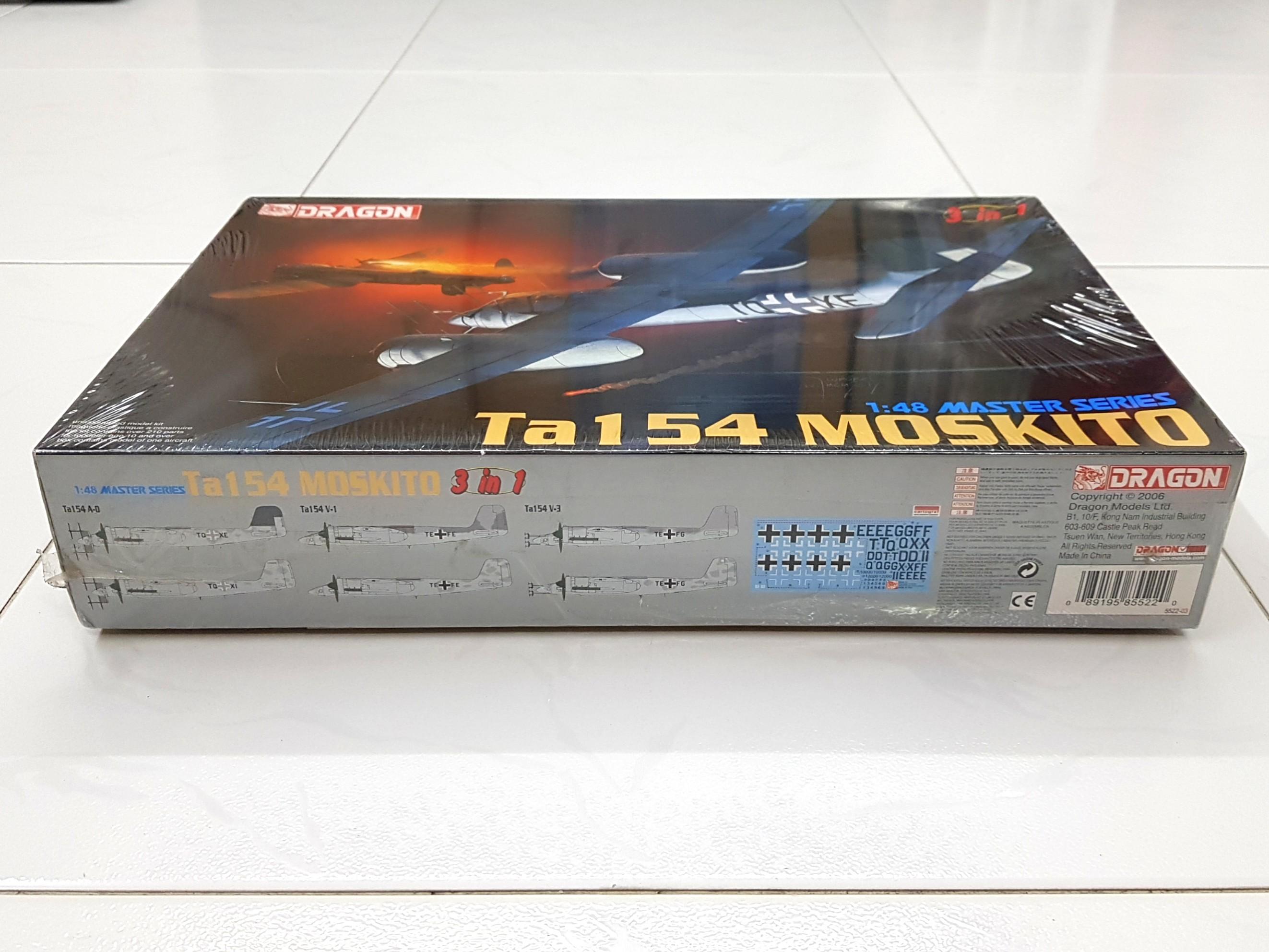 1/48 #5522 Dragon Master Series German Fighter Ta-154 Moskito 3-In-1 ...