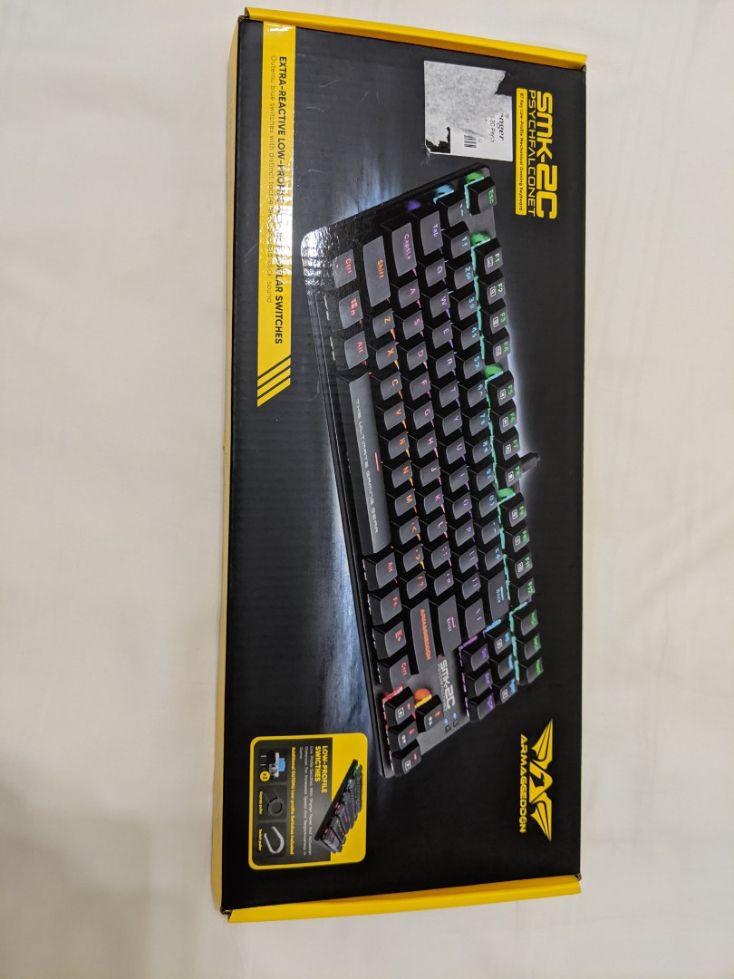 Armageddon SMK-2C Outemu Blue Switch Mechanical Keyboard, Computers ...