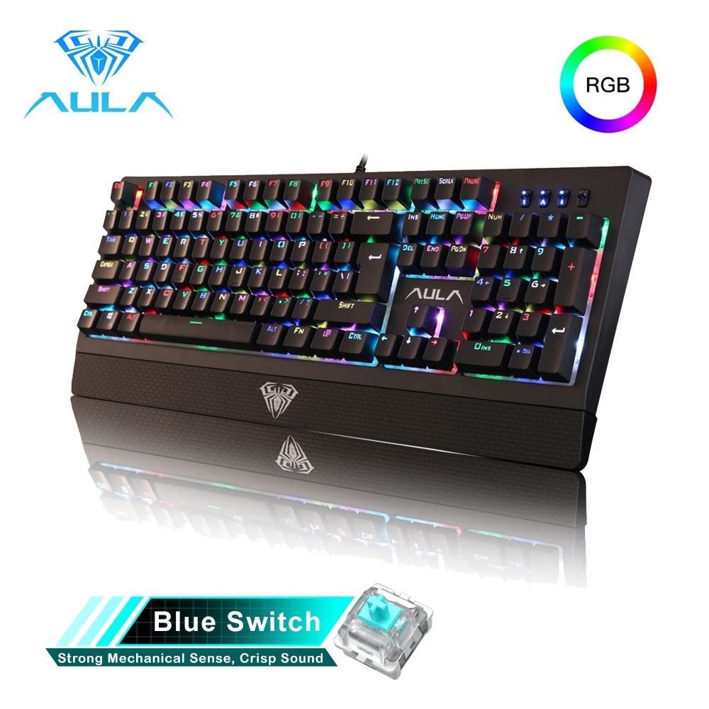 Aula Rgb Mechanical keyboard, Computers & Tech, Parts & Accessories ...