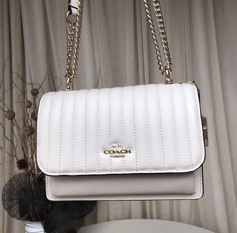 Authentic Coach Klare Quilted Chain Sling Bag, Women's Fashion, Bags ...