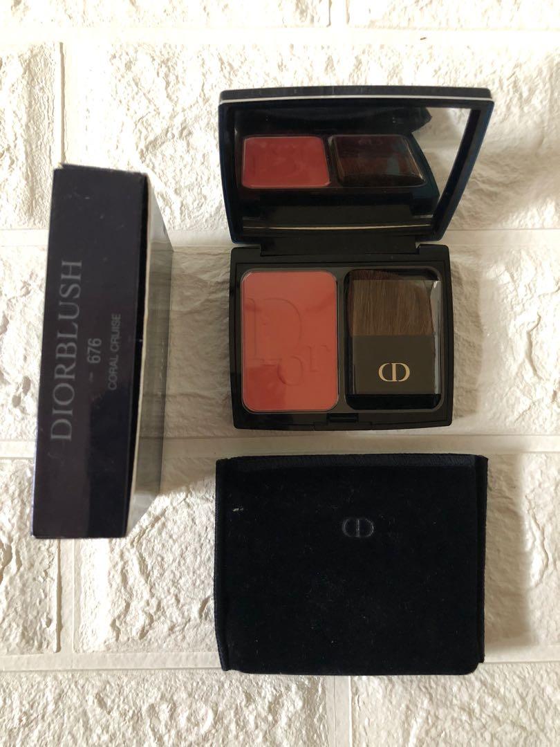 Authentic Dior DiorBlush in Coral Cruise #676, Beauty & Personal Care, Face, Makeup on Carousell