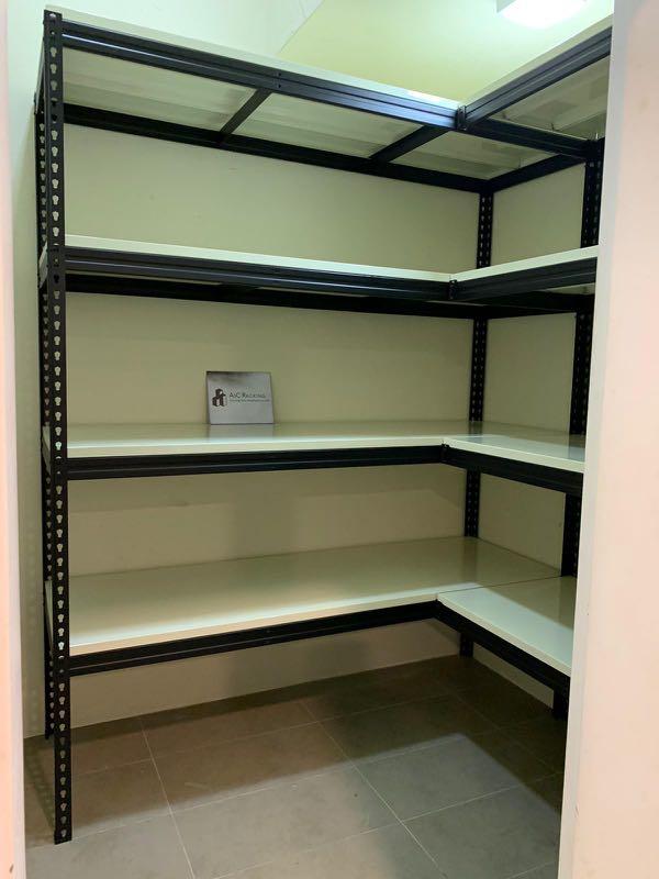 Boltless Rack L Shape / Bomb Shelter Racks on Carousell