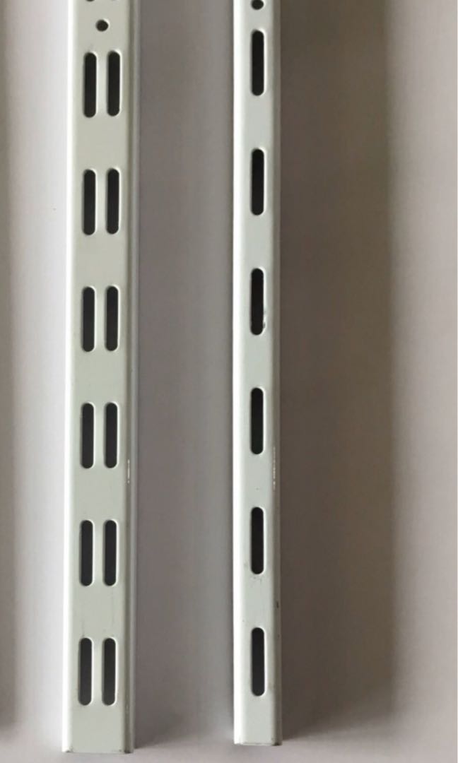 C-channel post / slotted post / wallmounted post , single 4ft ...