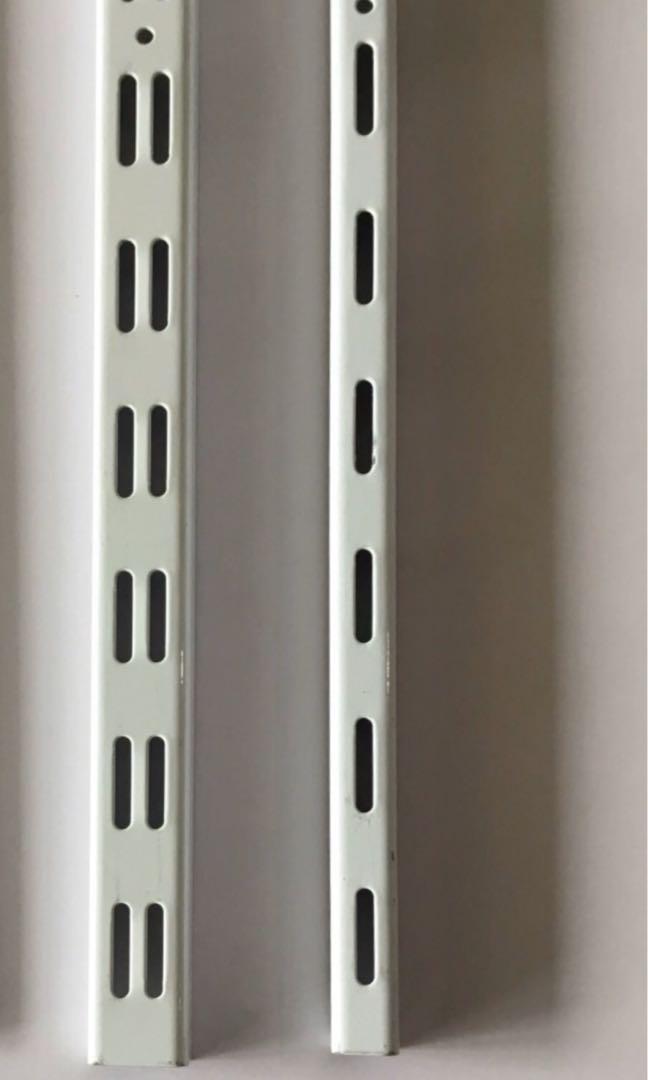 C-channel post / slotted post / wallmounted post , single 4ft ...