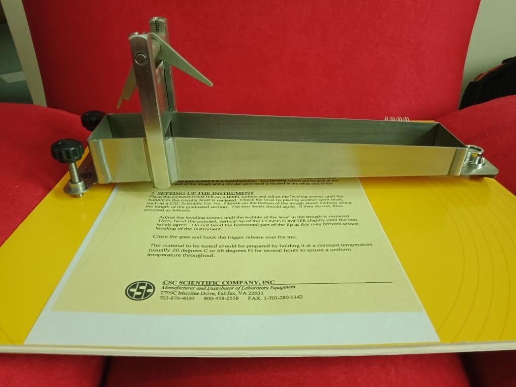 Consistometer, Bostwick Consistometer, Viscometer, Viscosity, CSC ...