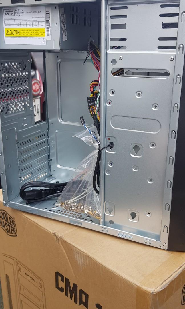 Cooler Master (CMP 102) Tower Casing w/ 500W Power Supply, Computers & Tech, Parts & Accessories ...