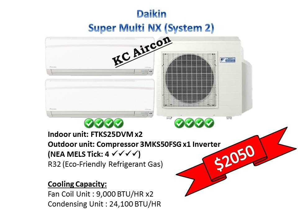 Daikin Super Multi NX (System 2), TV & Home Appliances, Air ...