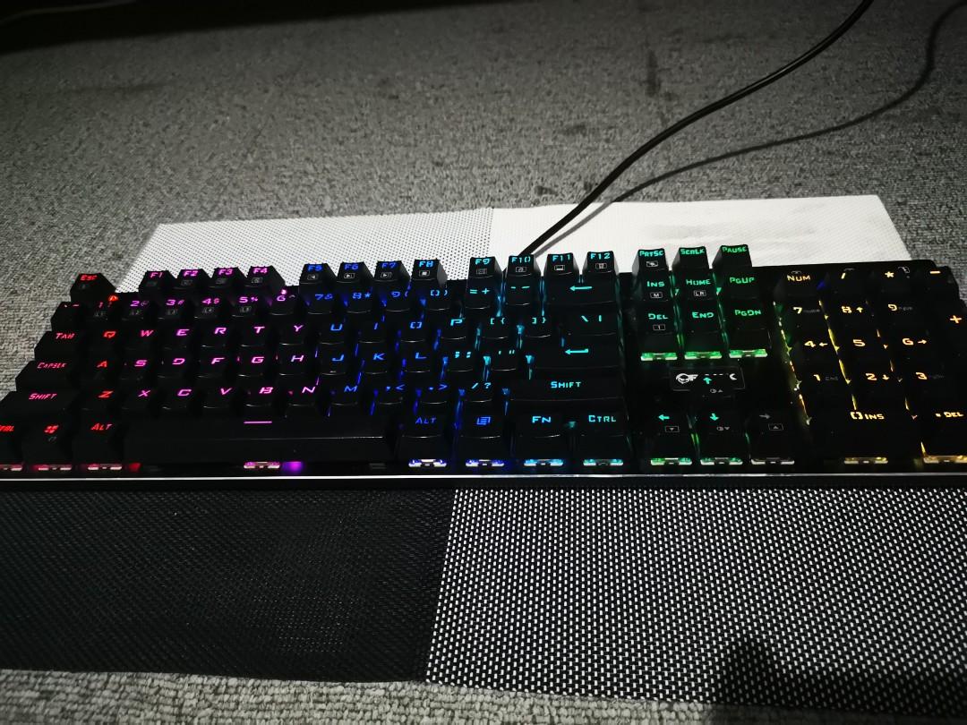 [Defective] RAKK Kimat XT RGB Gaming Mechanical Keyboard, Computers ...