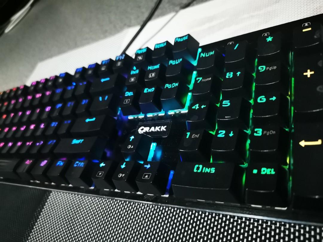 [Defective] RAKK Kimat XT RGB Gaming Mechanical Keyboard, Computers ...