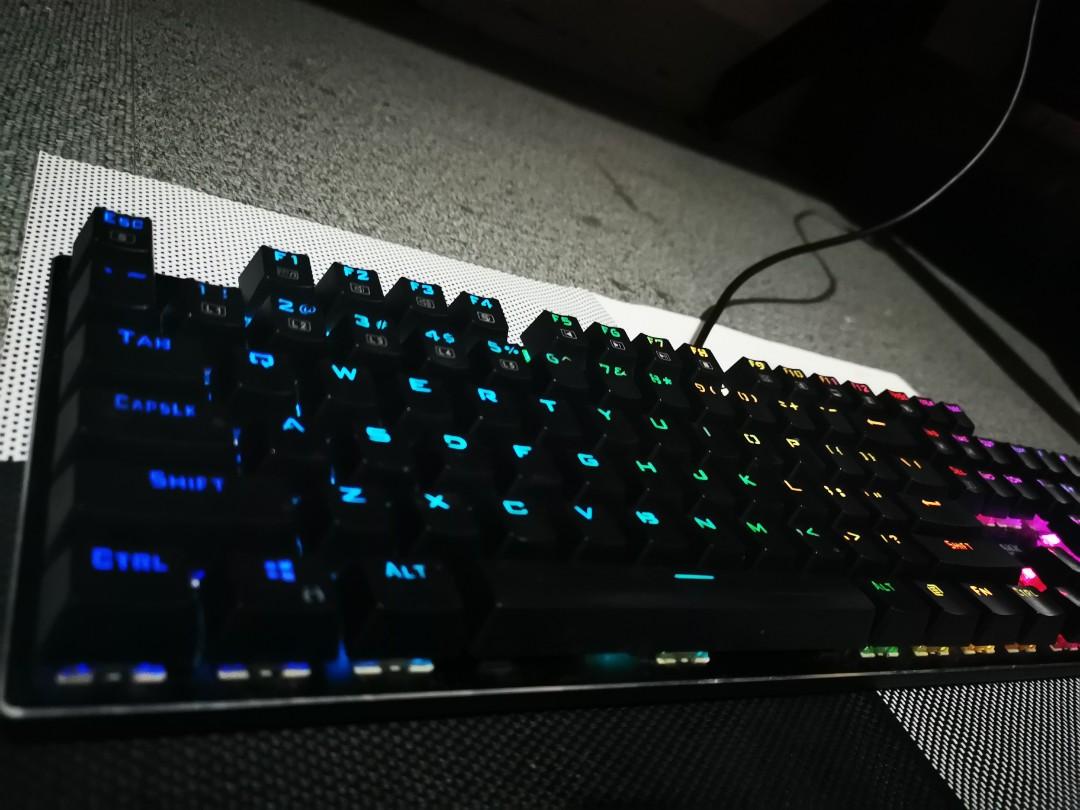 [Defective] RAKK Kimat XT RGB Gaming Mechanical Keyboard, Computers ...
