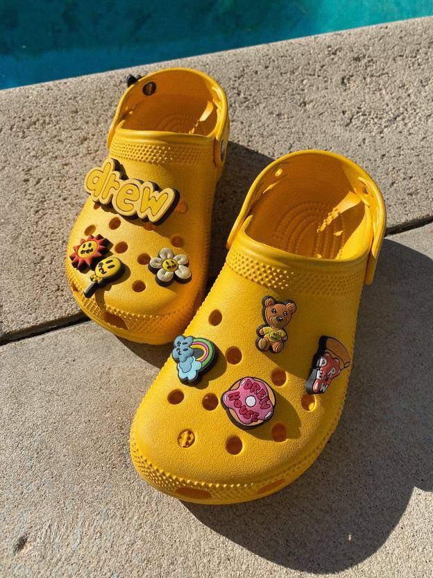 DREW x CROCS, Men's Fashion, Footwear, Flipflops and Slides on Carousell
