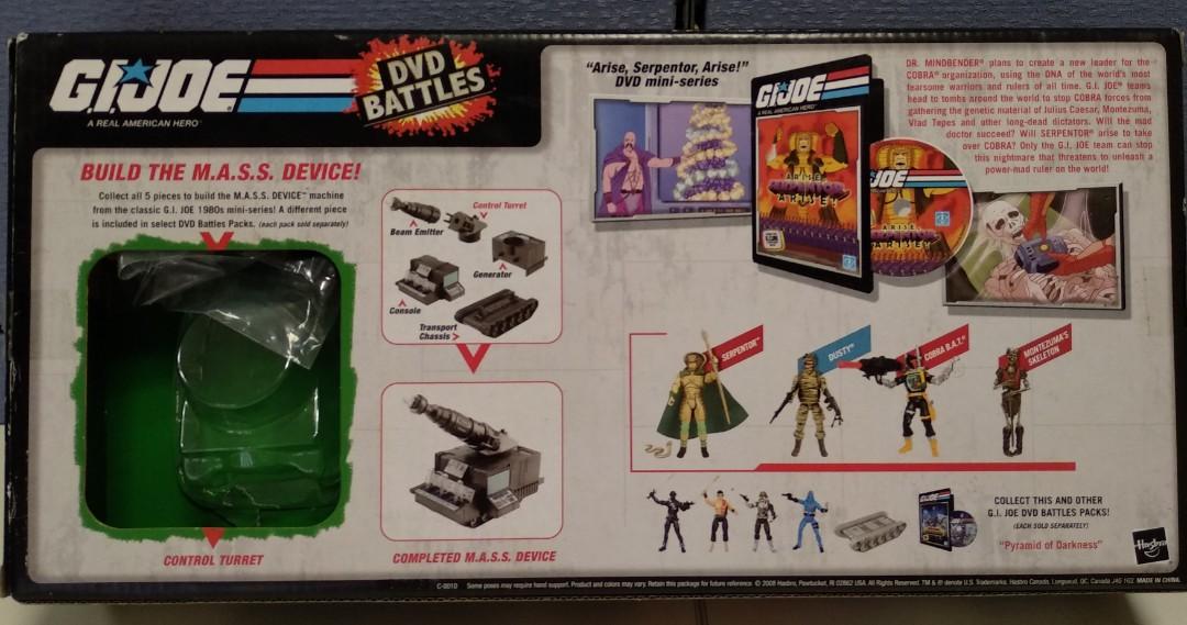 GI JOE MASS DEVICE SET 3 AND 4, Hobbies & Toys, Toys & Games on Carousell