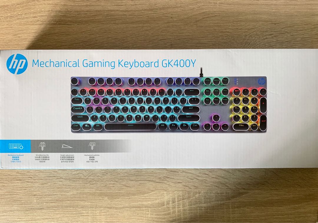 HP Mechanical Gaming Keyboard GK400Y, Computers & Tech, Parts ...