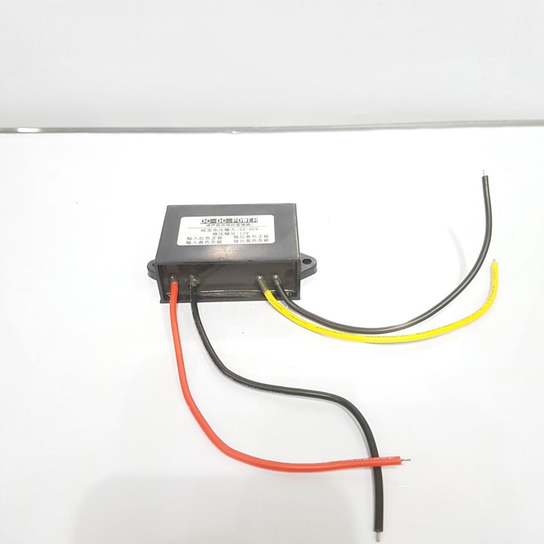 DC-DC Step Down Transformer 24v-80v To 12V Converter Ebike E-Bike PMD ...