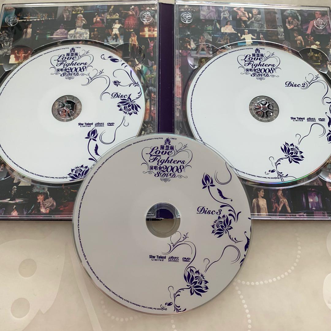 Kelly Chan 陳慧琳 Love Fighters 演唱會Live 2008 港版 3DVD 豪華3D限量版 （Karaoke 罕 ...