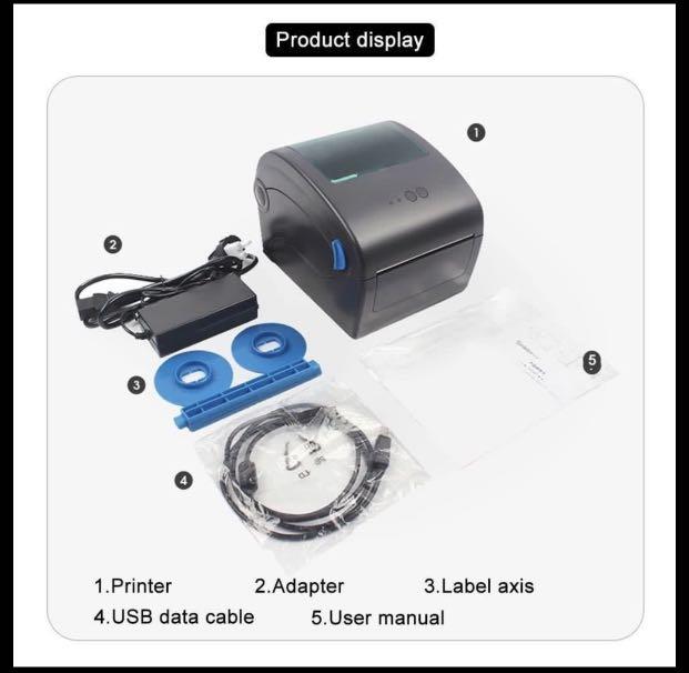 Label Printer with Waterproof label! (for Qxpress delivery etc ...