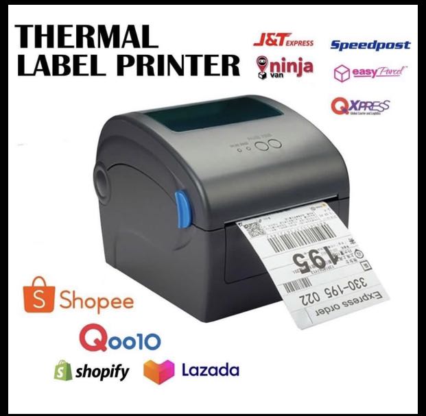 Label Printer with Waterproof label! (for Qxpress delivery etc ...