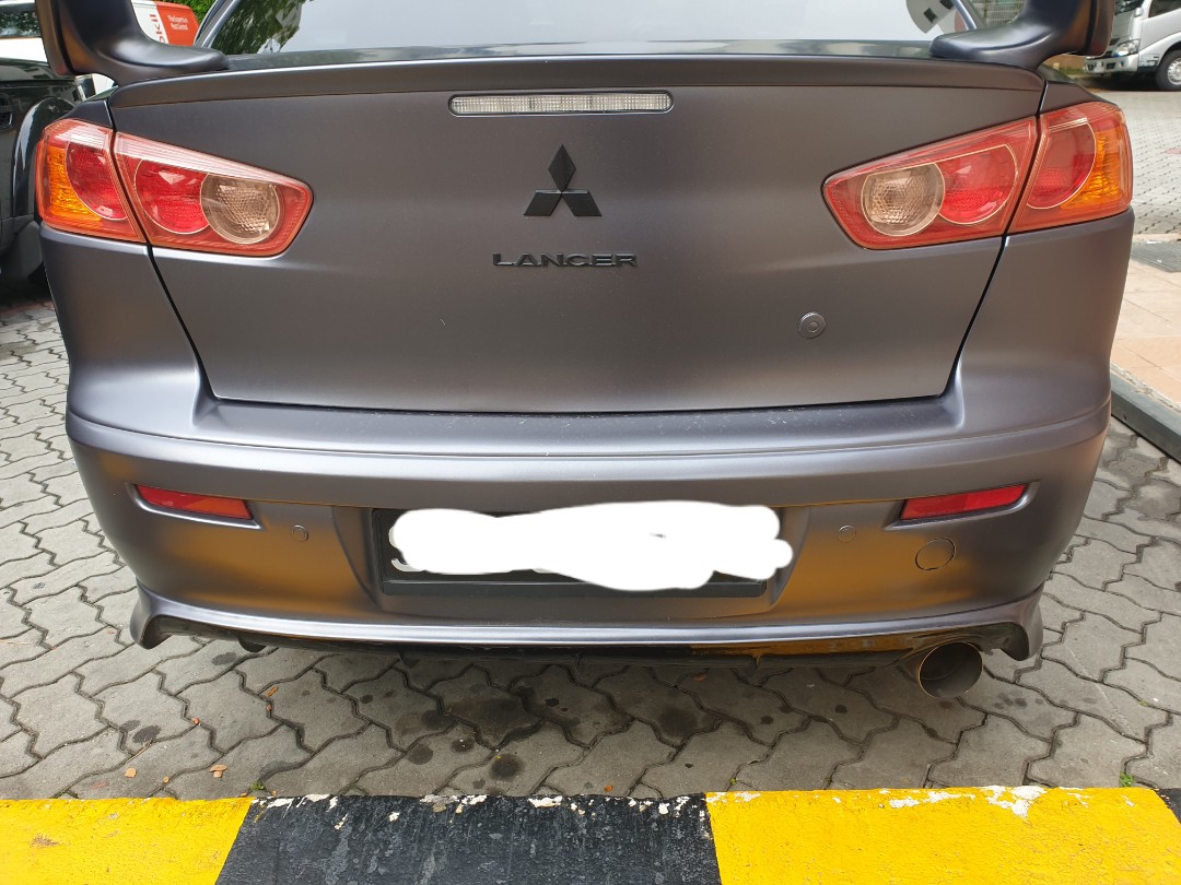 Lancer ex 1.5 rear bumper with add on diffuser, Car Accessories ...
