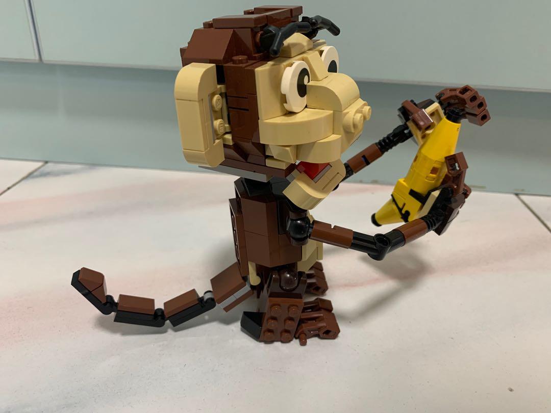 Lego Creator Monkey with Banana, Hobbies & Toys, Toys & Games on Carousell