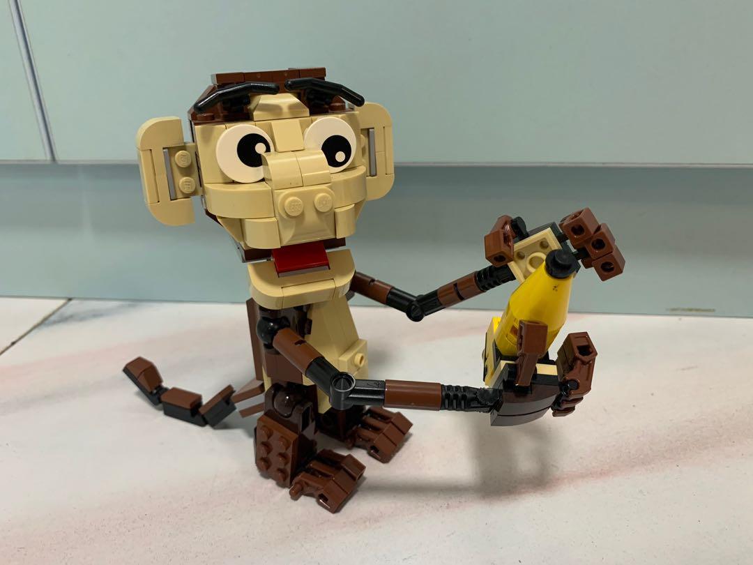 Lego Creator Monkey with Banana, Hobbies & Toys, Toys & Games on Carousell