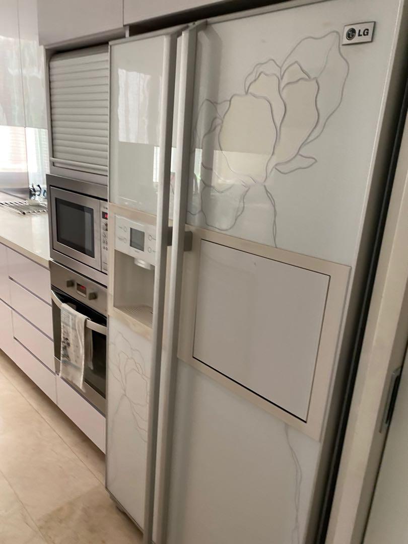 LG flower series fridge. In good working order., TV & Home Appliances ...