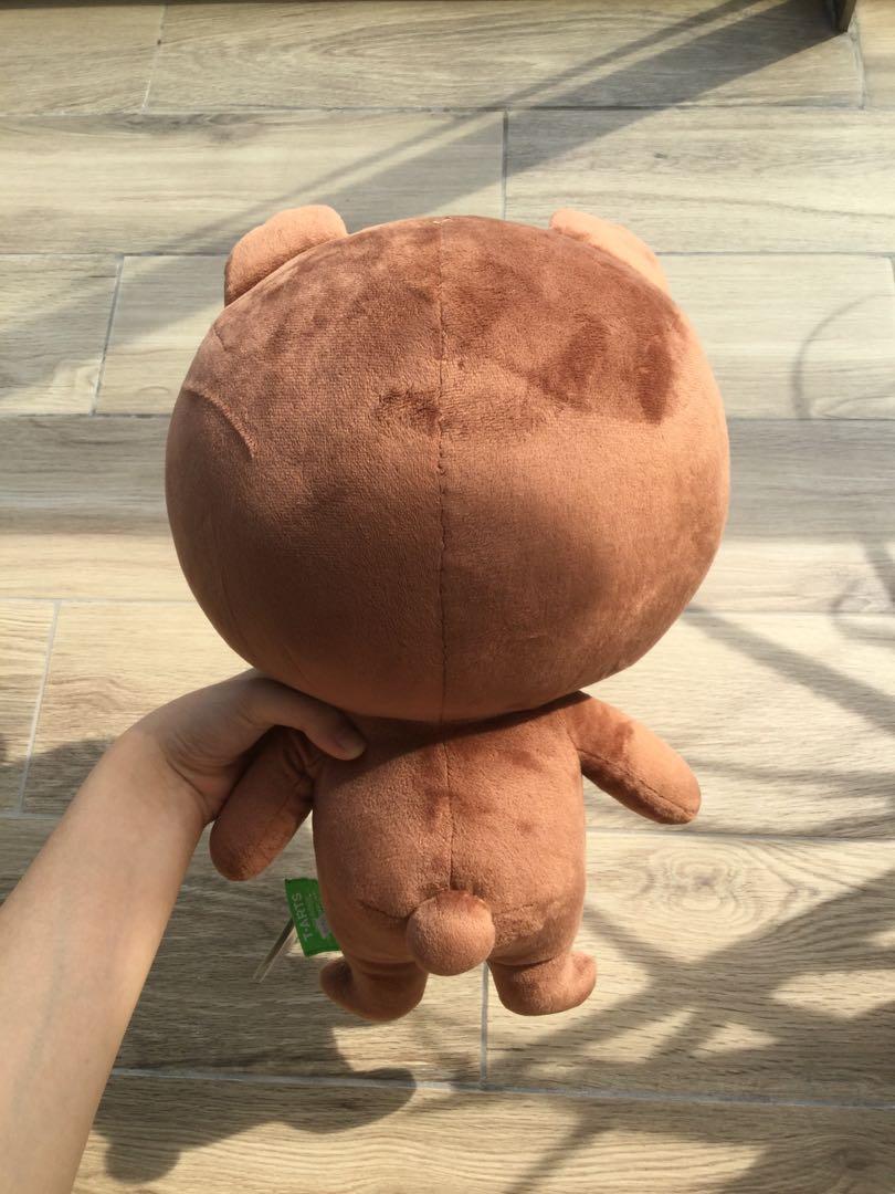 line friends brown bear plush, Hobbies & Toys, Toys & Games on Carousell