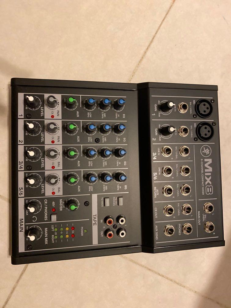Mackie Mix 8, Audio, Soundbars, Speakers & Amplifiers on Carousell
