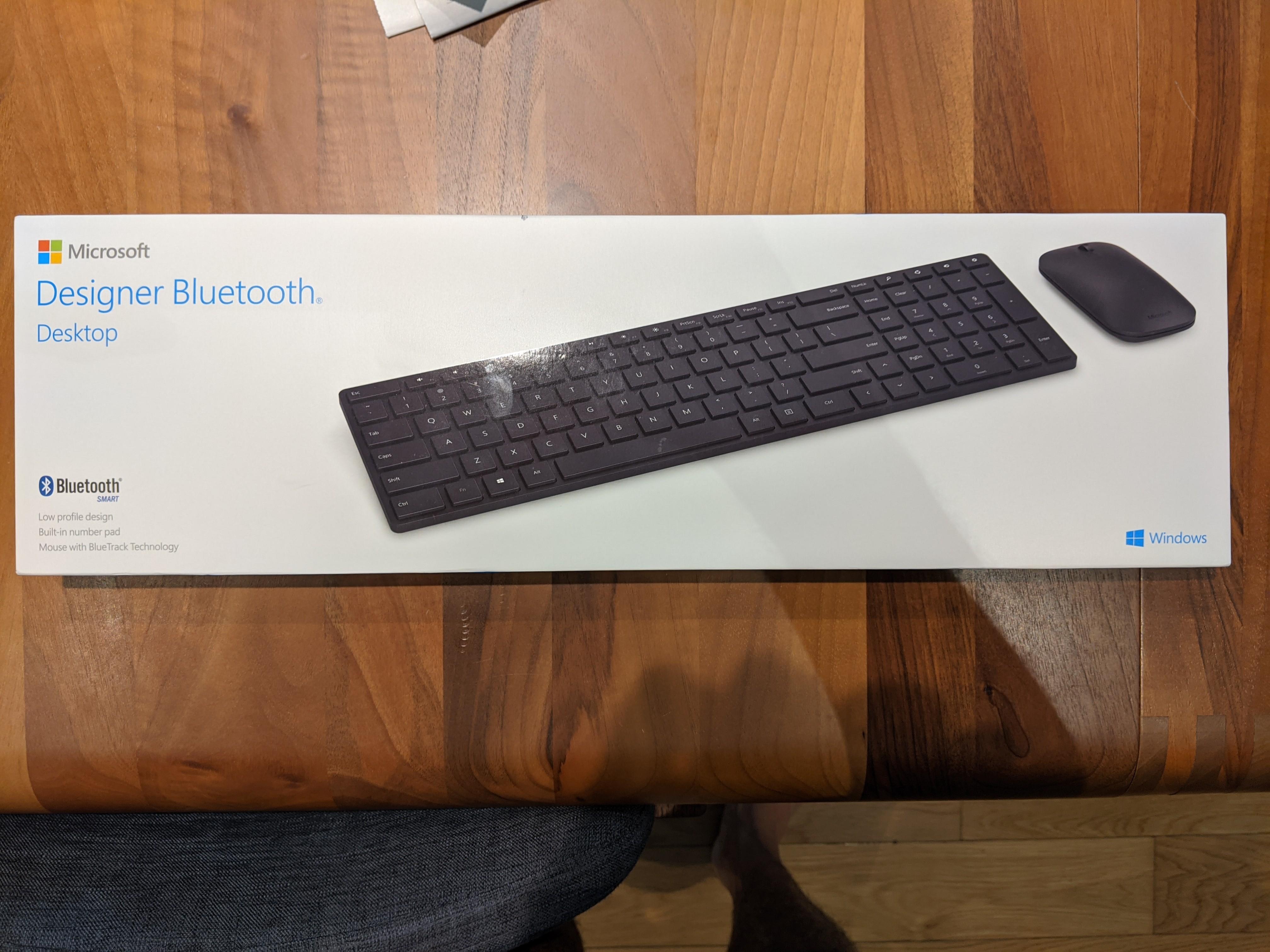 Microsoft Design Bluetooth Keyboard and Mouse, Computers & Tech, Parts ...