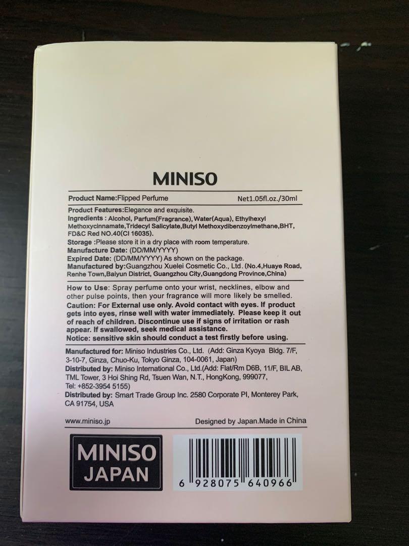 Miniso - Eau De Toilette Fresh Fruity Fragrance FLIPPED, Beauty ...