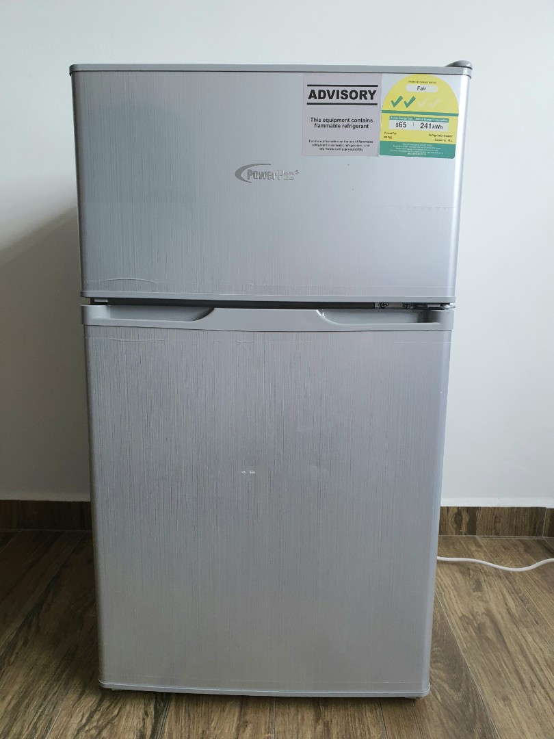 PowerPac 71L 2 door fridge with freezer PPF85 Refrigerator Icebox, TV ...