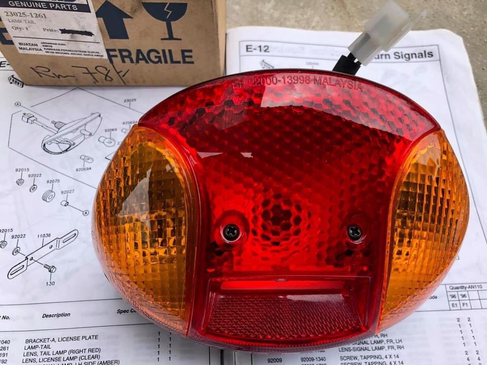 Rear Lamp Modenas Kriss 110 Original, Auto Accessories on Carousell