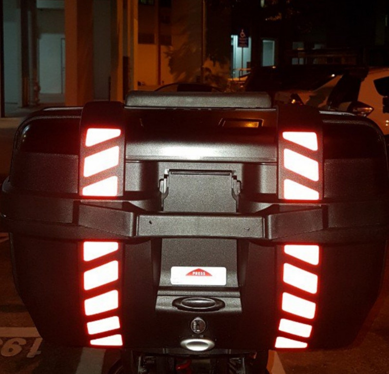 Reflective Stickers: Givi Trekker, Kappa K-Venture 52L Top Box (Free ...