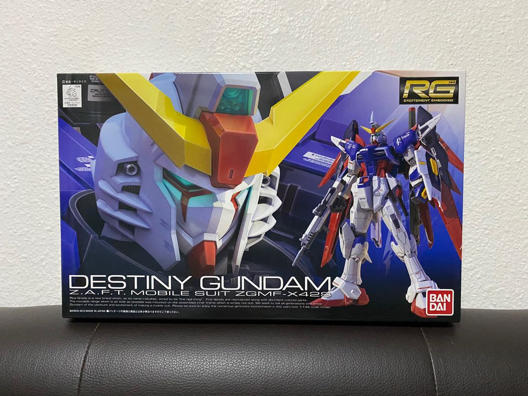 RG Destiny Gundam Gunpla, Hobbies & Toys, Toys & Games on Carousell