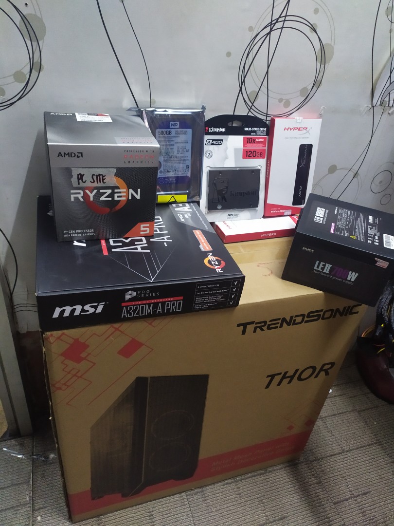 Ryzen 5 3400G System Unit (Gaming PC), Computers & Tech, Desktops on ...