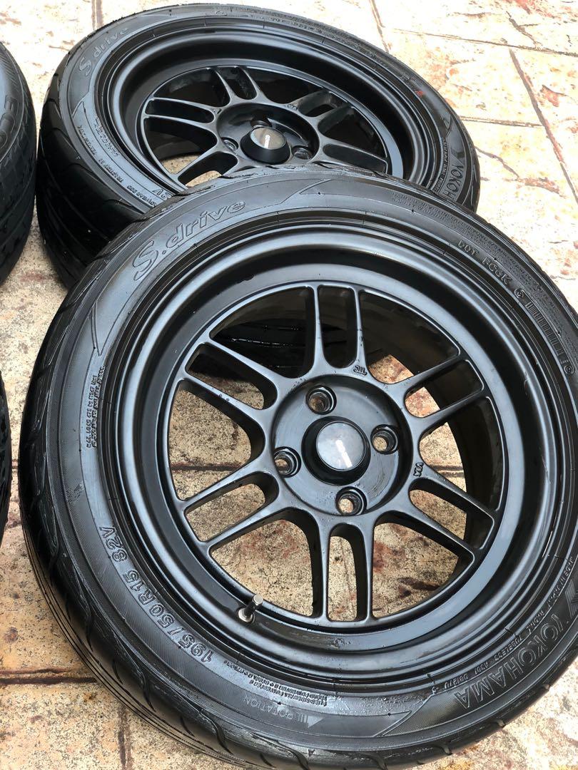 Sport Rim Enkei RPF1 15 inci PCD100, Auto Accessories on Carousell