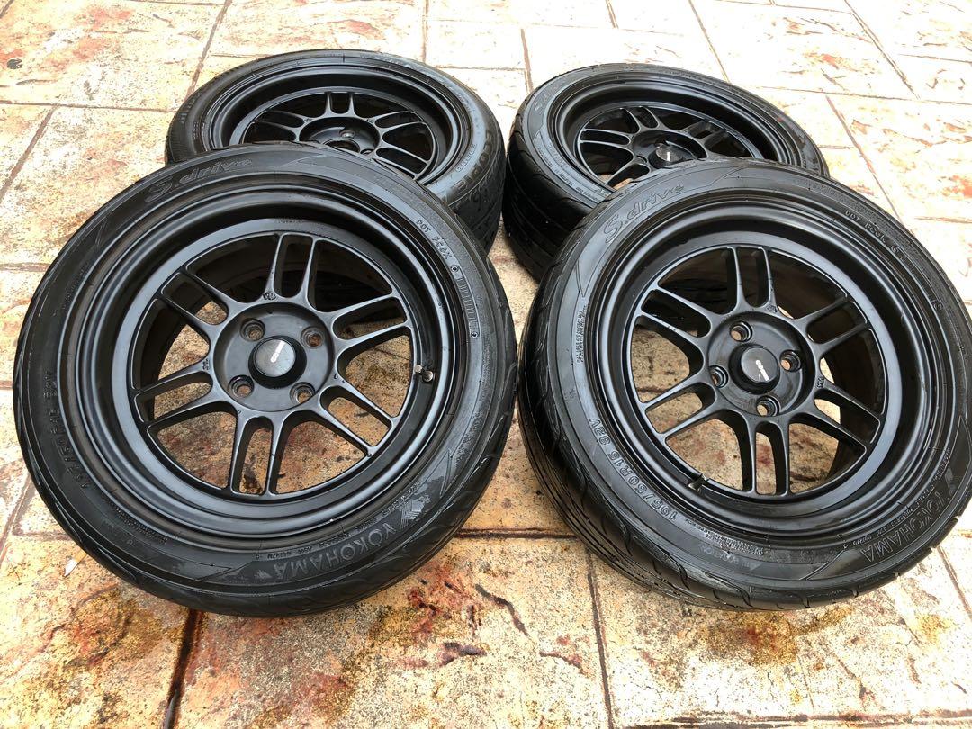 Sport Rim Enkei RPF1 15 inci PCD100, Auto Accessories on Carousell