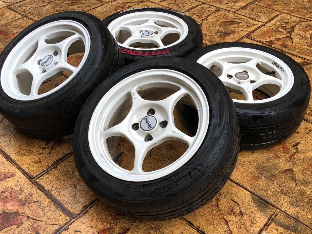 Sport Rim Enkei RPO1 15 siap tayar, Auto Accessories on Carousell