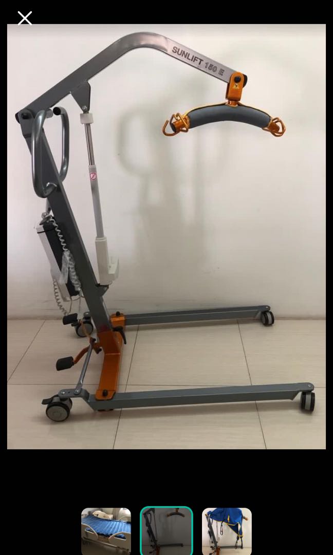 Sunlift Midi Patient Hoist 150kg, Health & Nutrition, Assistive ...
