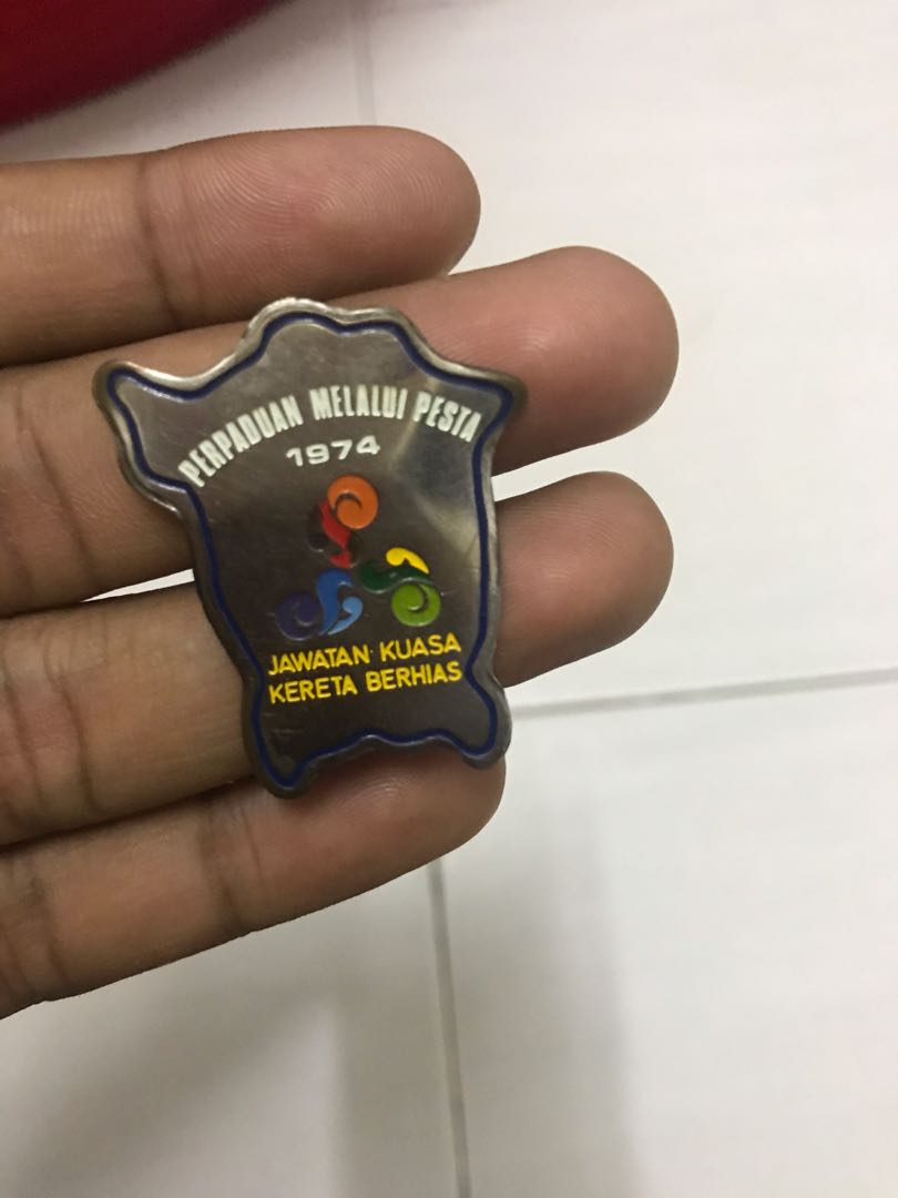 Vintage pin badge penang 1974, Hobbies & Toys, Collectibles ...