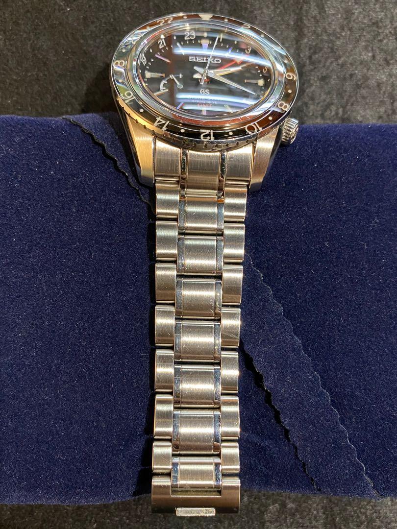 中古 二手 Grand Seiko Speing Drive GMT SBGE001 SBGE-001 雙logo GS 9R66, 名牌 ...