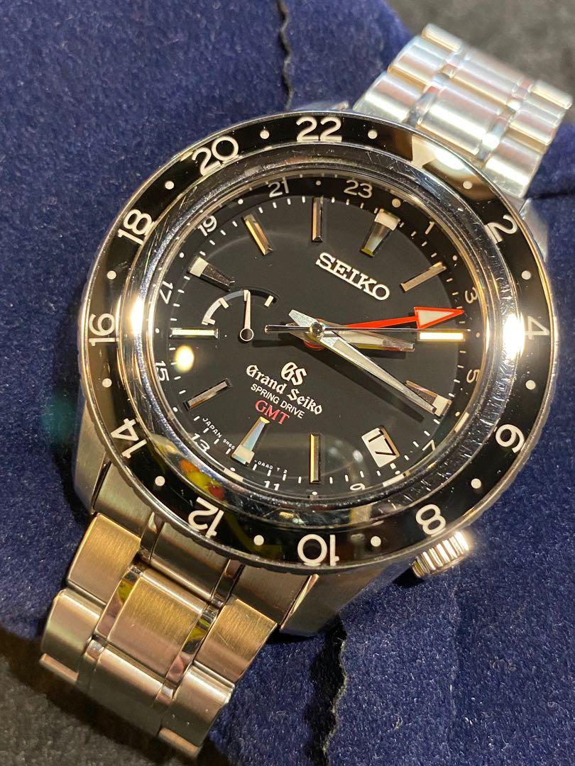 中古 二手 Grand Seiko Speing Drive GMT SBGE001 SBGE-001 雙logo GS 9R66, 名牌 ...