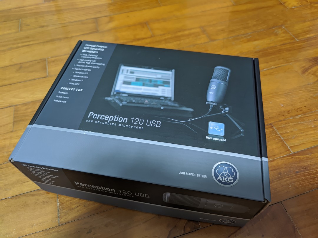AKG Perception 120 USB Condenser Microphone, Audio, Microphones on ...