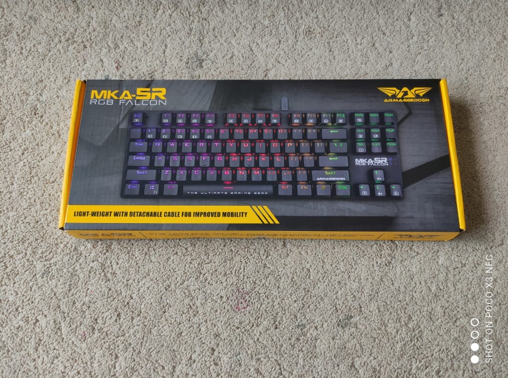 Armaggeddon MKA-5R RGB Falcon Mechanical Gaming Keyboard, Electronics ...