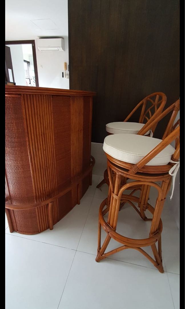 Bamboo bar counter, Furniture & Home Living, Furniture, Other Home ...