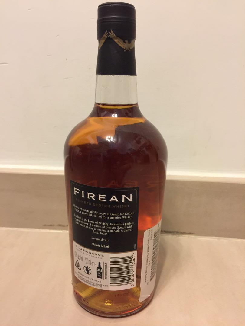 Brand new Firean Blended Scotch Whisky 蘇格蘭威士忌, 嘢食 & 嘢飲, 酒精飲料 - Carousell