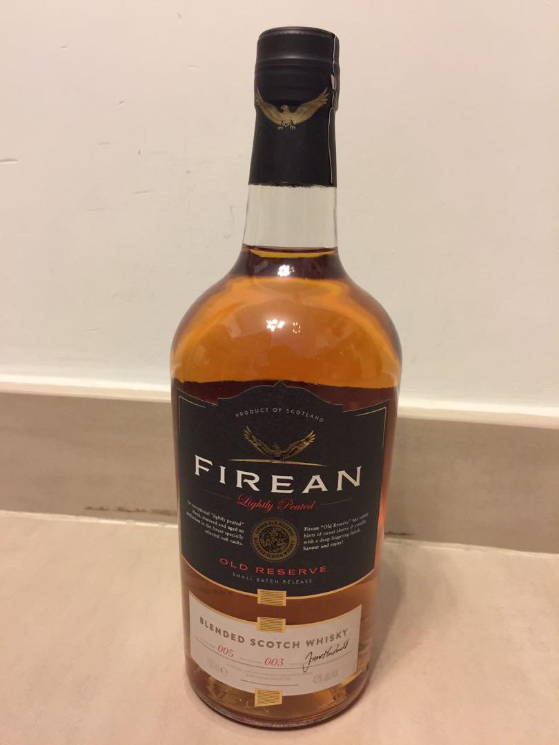 Brand new Firean Blended Scotch Whisky 蘇格蘭威士忌, 嘢食 & 嘢飲, 酒精飲料 - Carousell