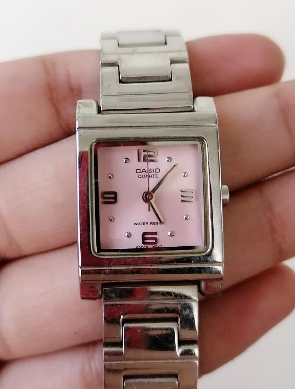 Casio Dainty Square Watch, Women's Fashion, Watches & Accessories ...